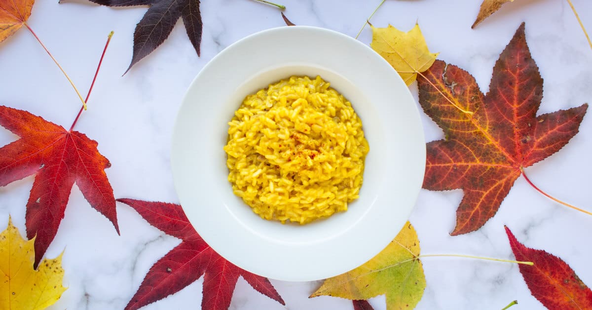 Saffron Risotto | Our Plant Based World
