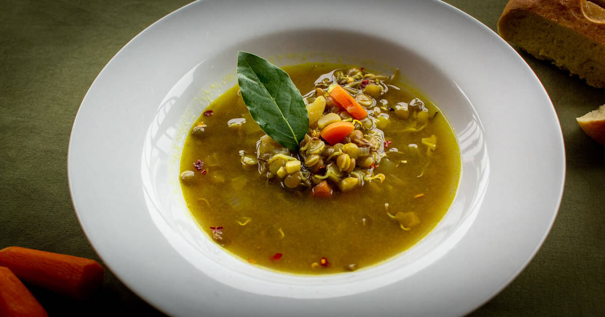 Spicy Lentil Soup | Our Plant-Based World