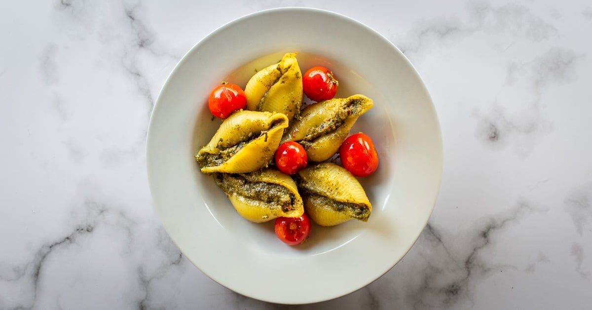 Vegan Stuffed Shells Pasta (Protein-rich) | Our Plant-Based World