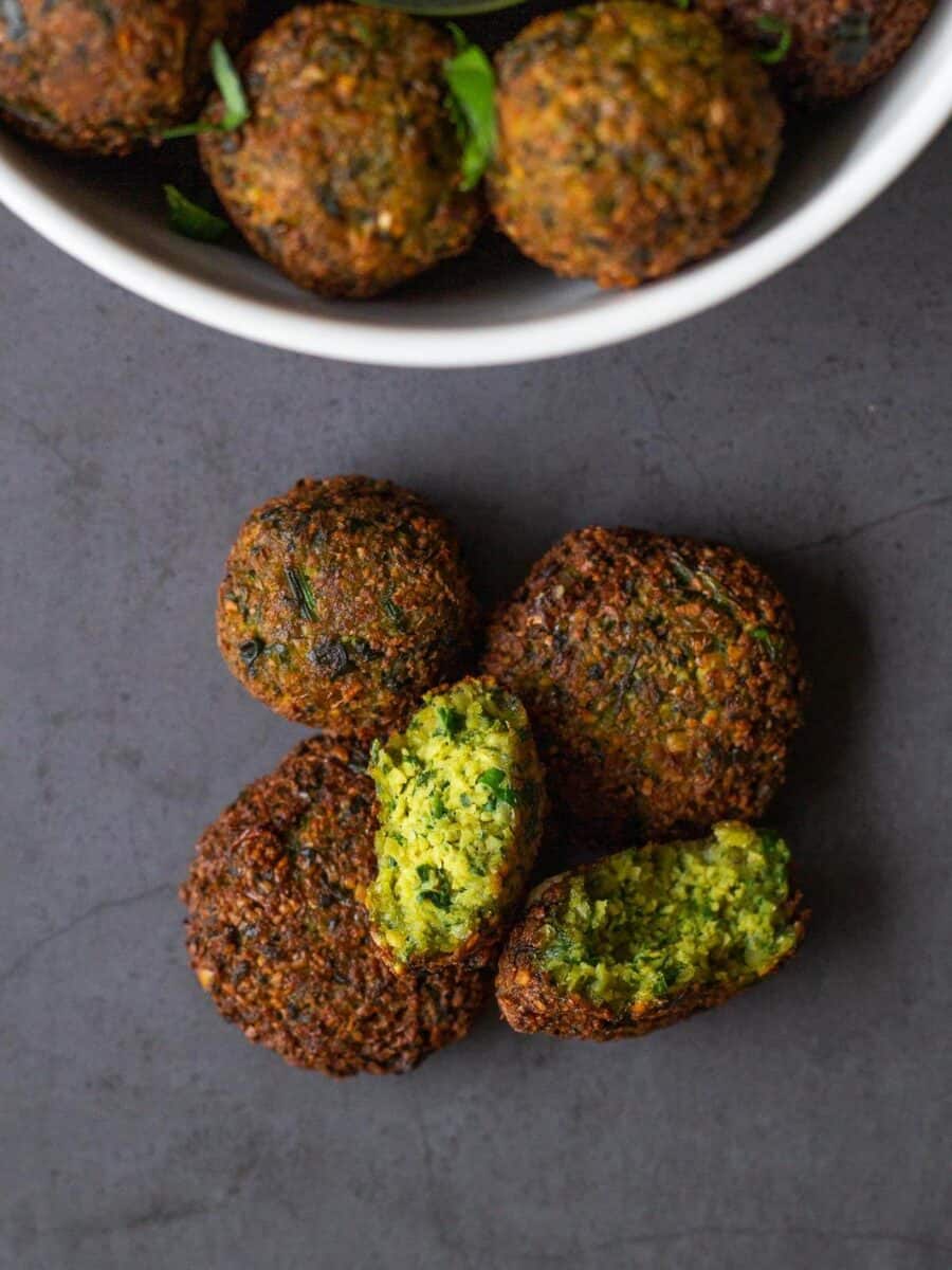 Crispy Vegan Falafel | Our Plant-Based World