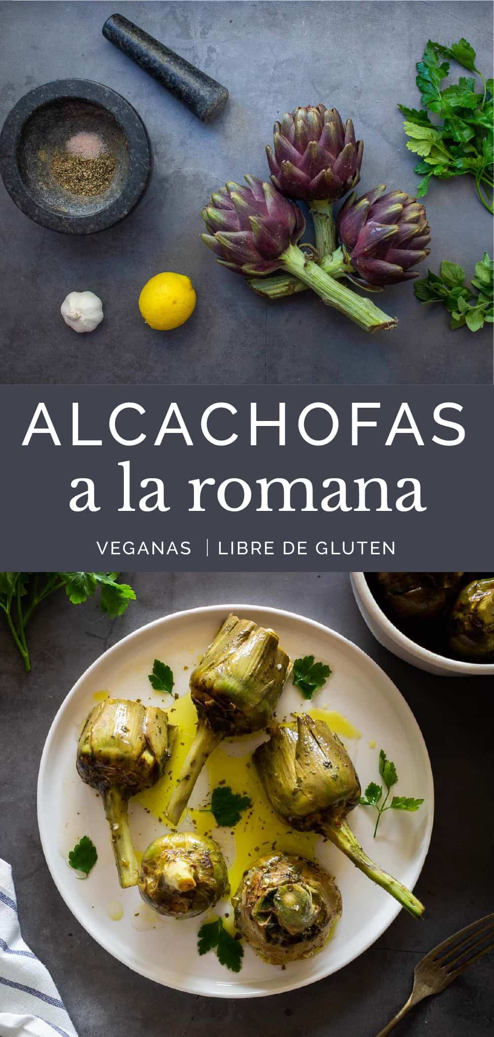 Roman-Style Artichokes (Carciofi alla Romana) | Our Plant-Based World
