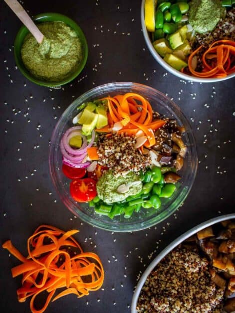 Vegan Quinoa Poke Bowl | Our Plant-Based World