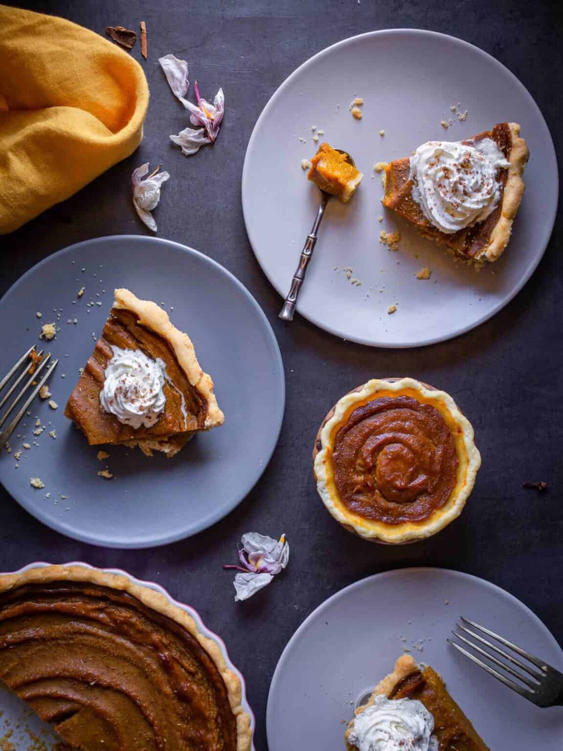 Easy Vegan Pumpkin Pie Recipe | Our Plant-Based World