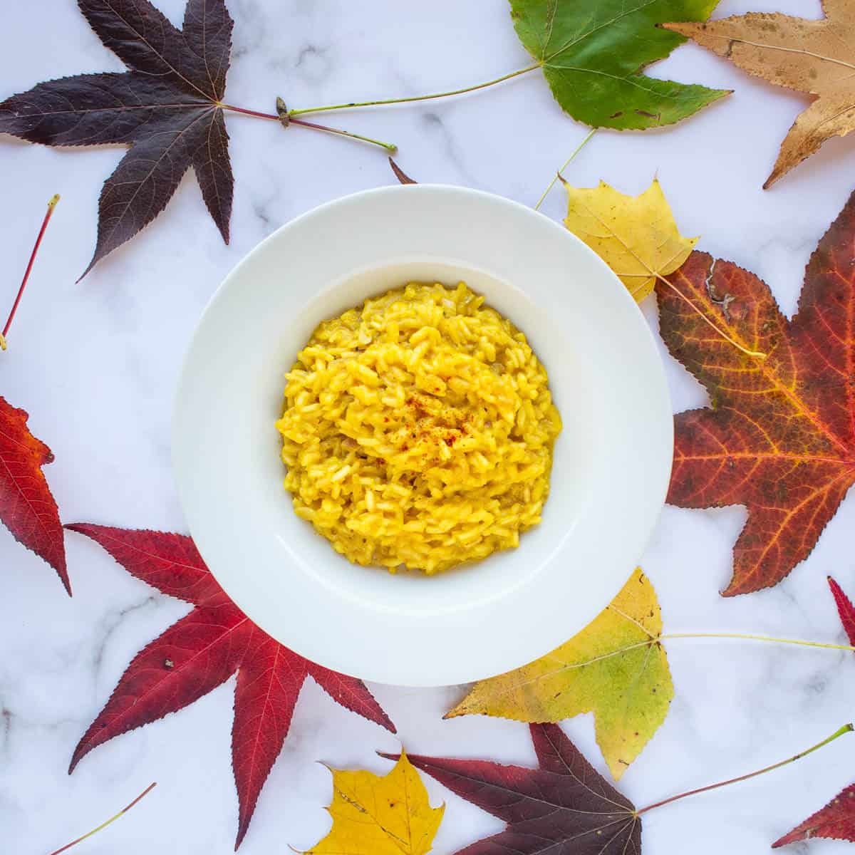 Saffron Risotto | Our Plant Based World