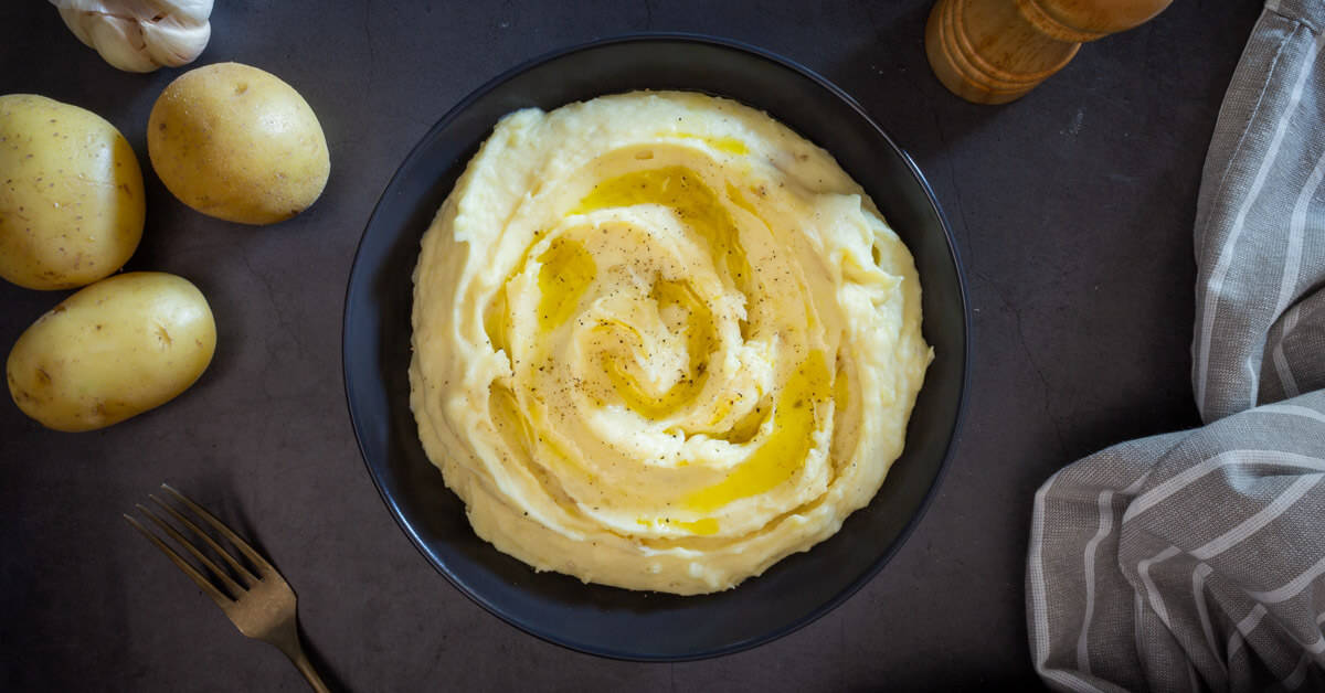 Plant-based Mashed Potatoes with Almond Milk