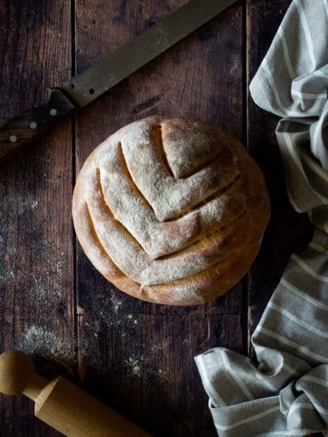 Italian Artisan Bread (Pagnotta)