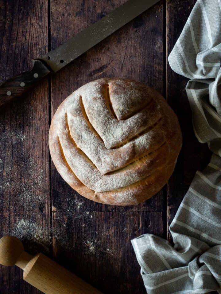 Italian Artisan Bread (Pagnotta)