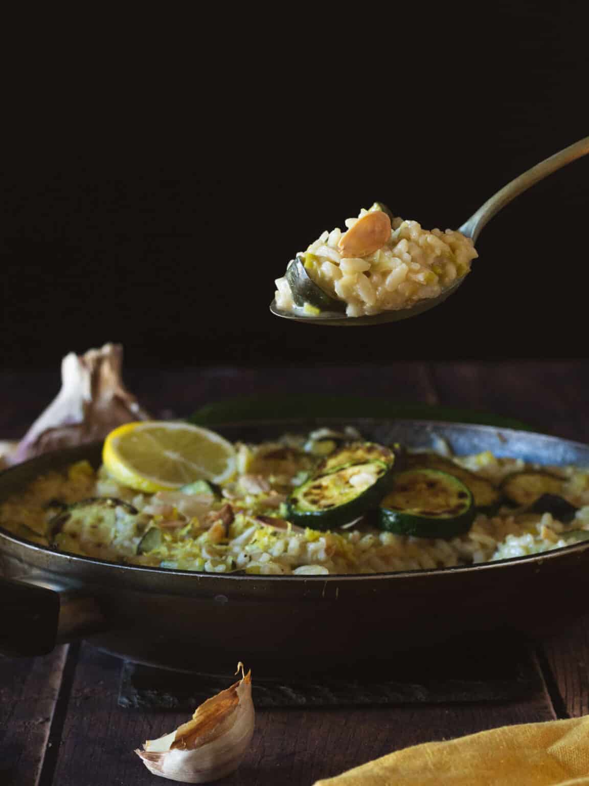 Lemony Winter Risotto | Our Plant-Based World