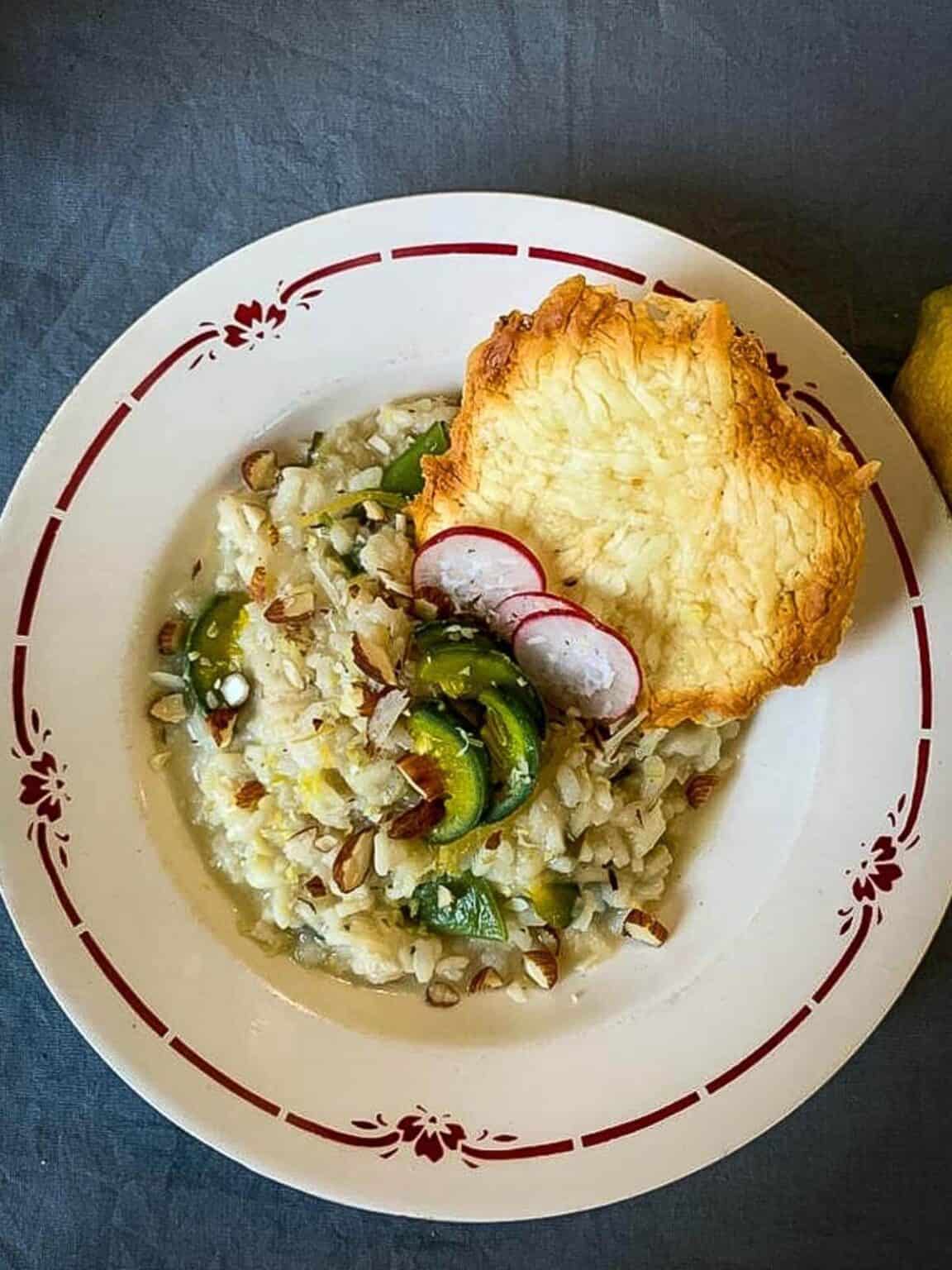 Lemony Winter Risotto • Our Plant-Based World
