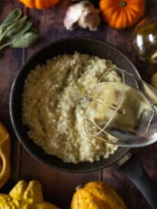 Creamy Vegan Roasted Pumpkin Risotto | Our Plant-Based World