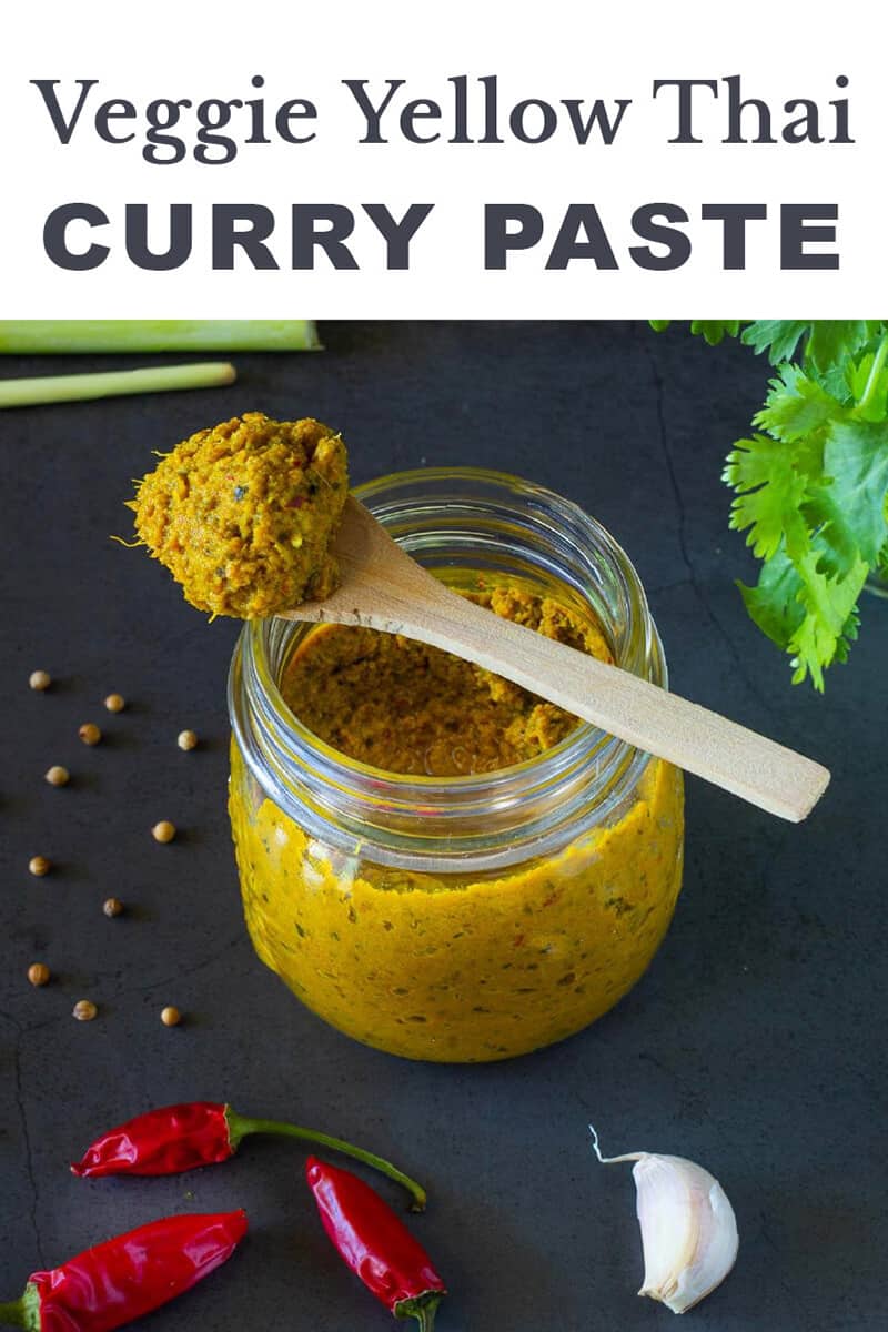 Easy Authentic Thai Yellow Curry Paste Recipe | Our Plant-Based World