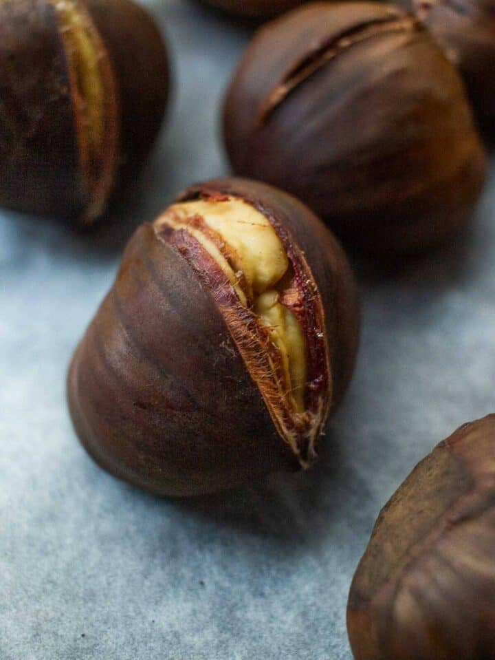 Oven Roasted Chestnuts Recipe • Vegetarian • Our Plant-Based World