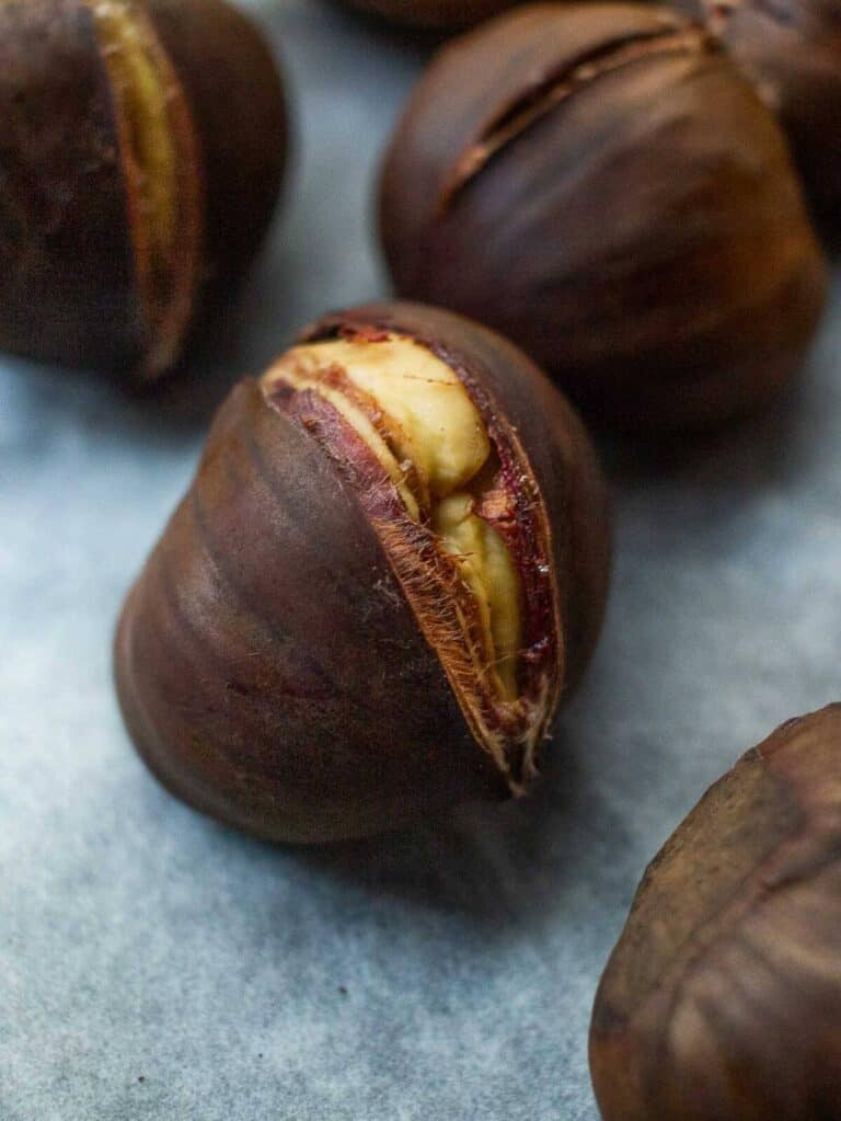 Oven Roasted Chestnuts Recipe • Vegetarian • Our Plant-Based World