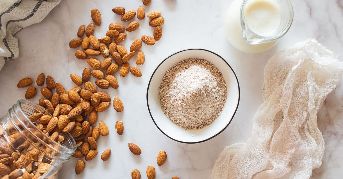 Almond Pulp Recipes + Making Almond Meal | Our Plant-Based World