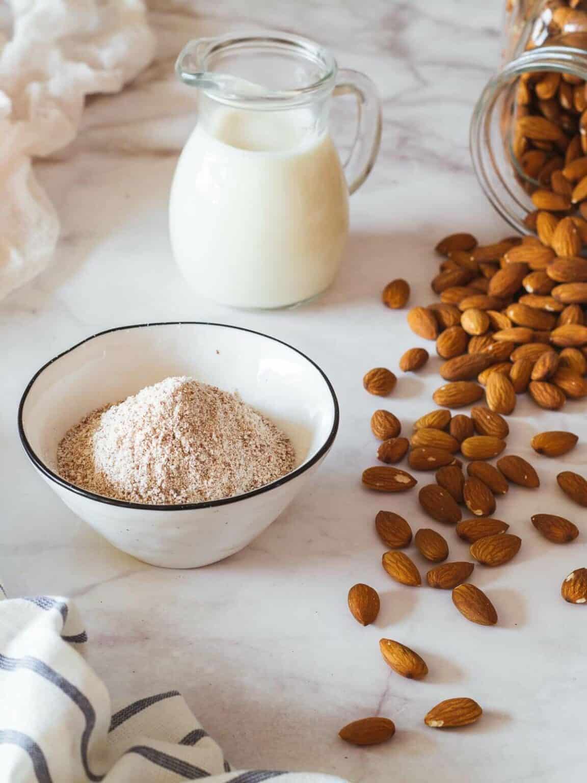 Almond Pulp Recipes + Making Almond Meal | Our Plant-Based World