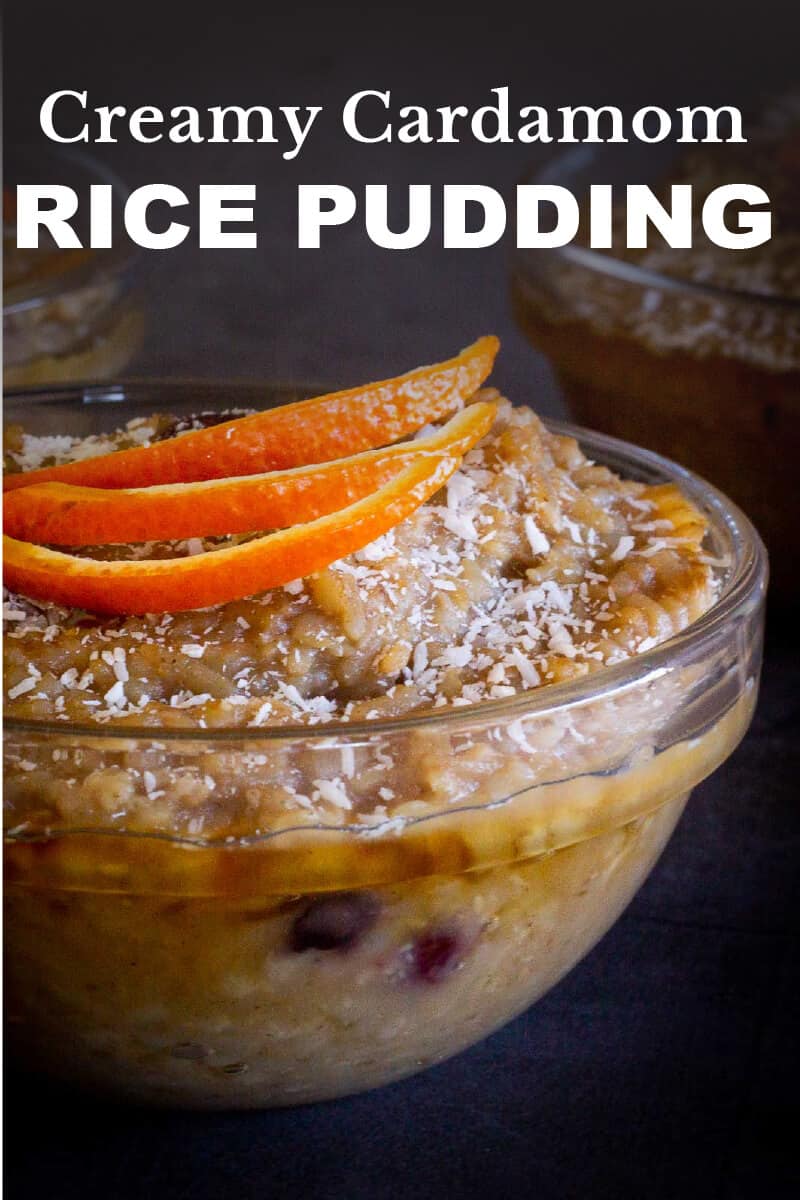 Creamy Cardamom Rice Pudding | Our Plant-Based World