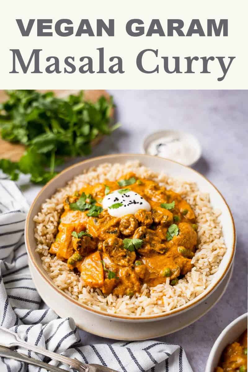 Easy Vegetable Tikka Masala Curry (Mushroom Tikka)