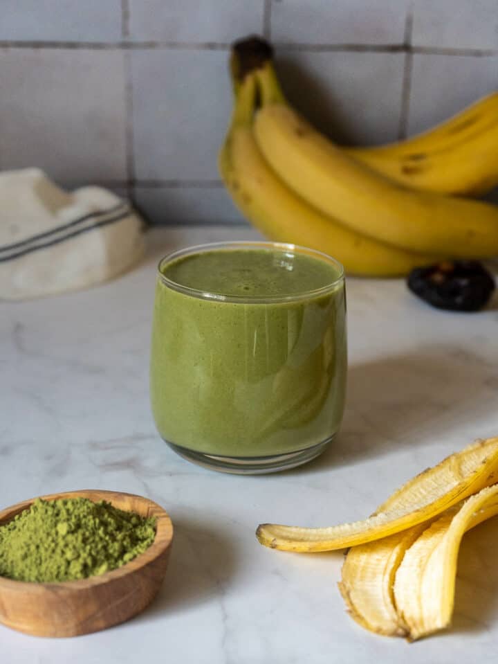 Energizing & Creamy Banana Matcha Green Tea Smoothie Recipe | Our Plant ...