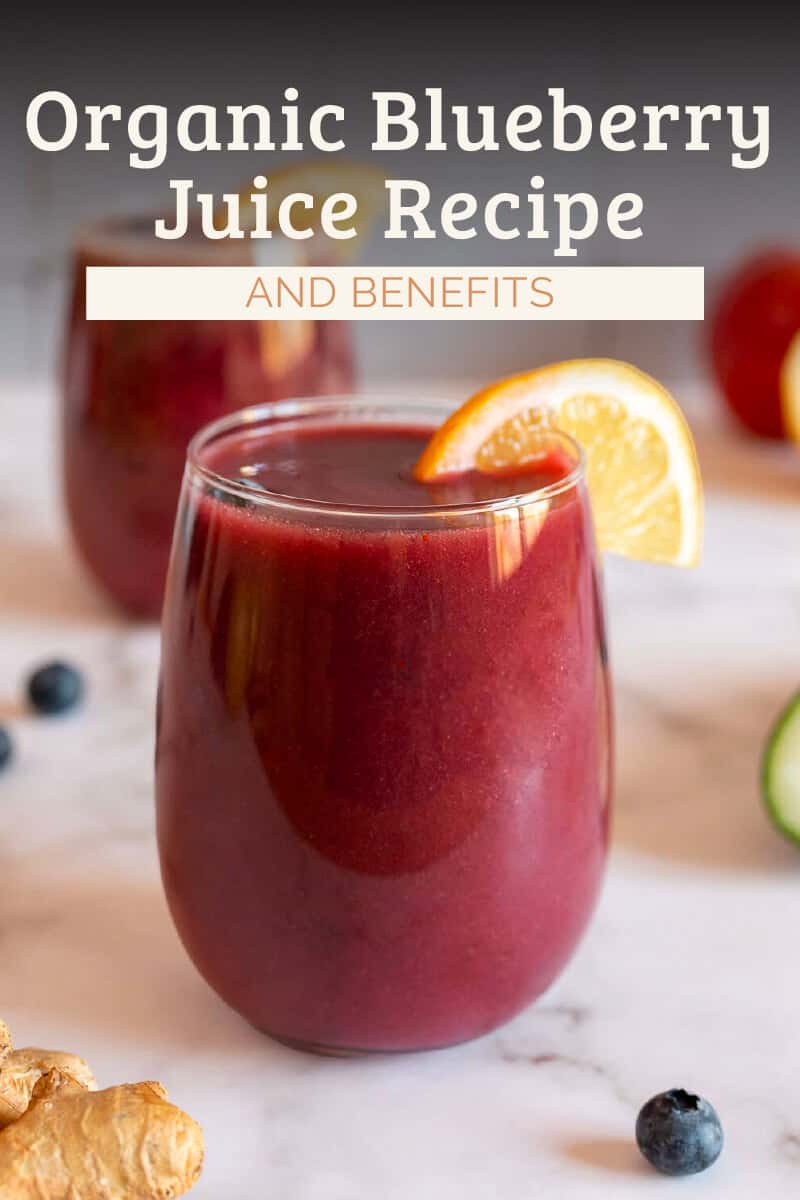 Organic Blueberry Juicer Recipe and Benefits