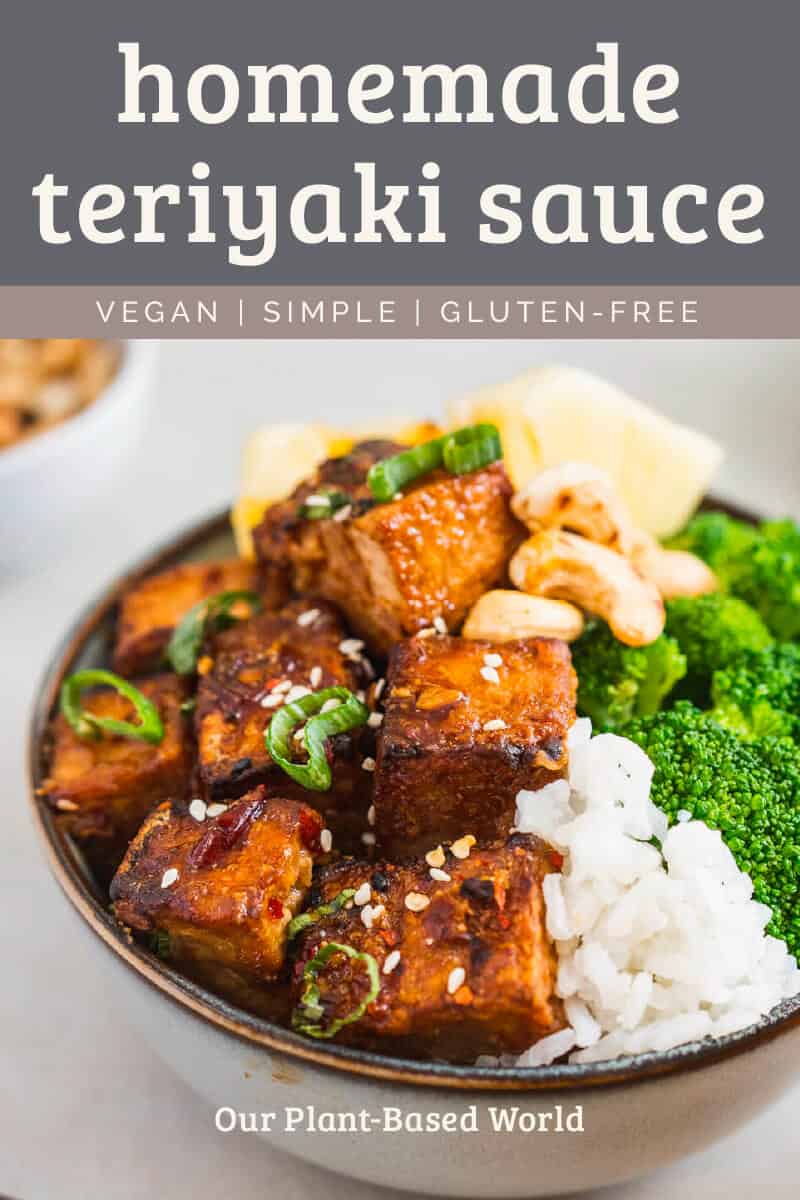 Hawaiian Tofu Rice Bowl with Homemade Gluten-Free Teriyaki Sauce
