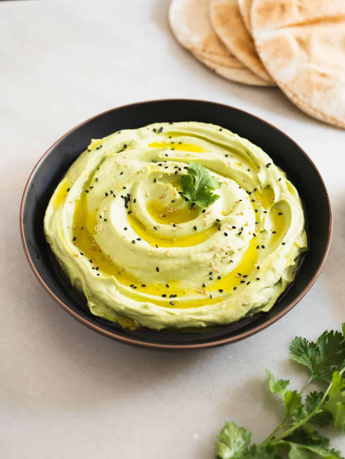 Best Green Edamame Hummus (Creamy, Easy & Quick) | Our Plant-Based World