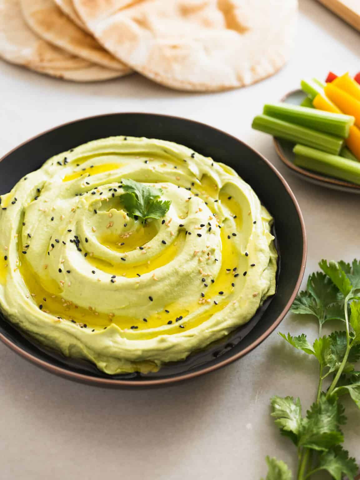 Best Green Edamame Hummus (Creamy, Easy & Quick) | Our Plant-Based World