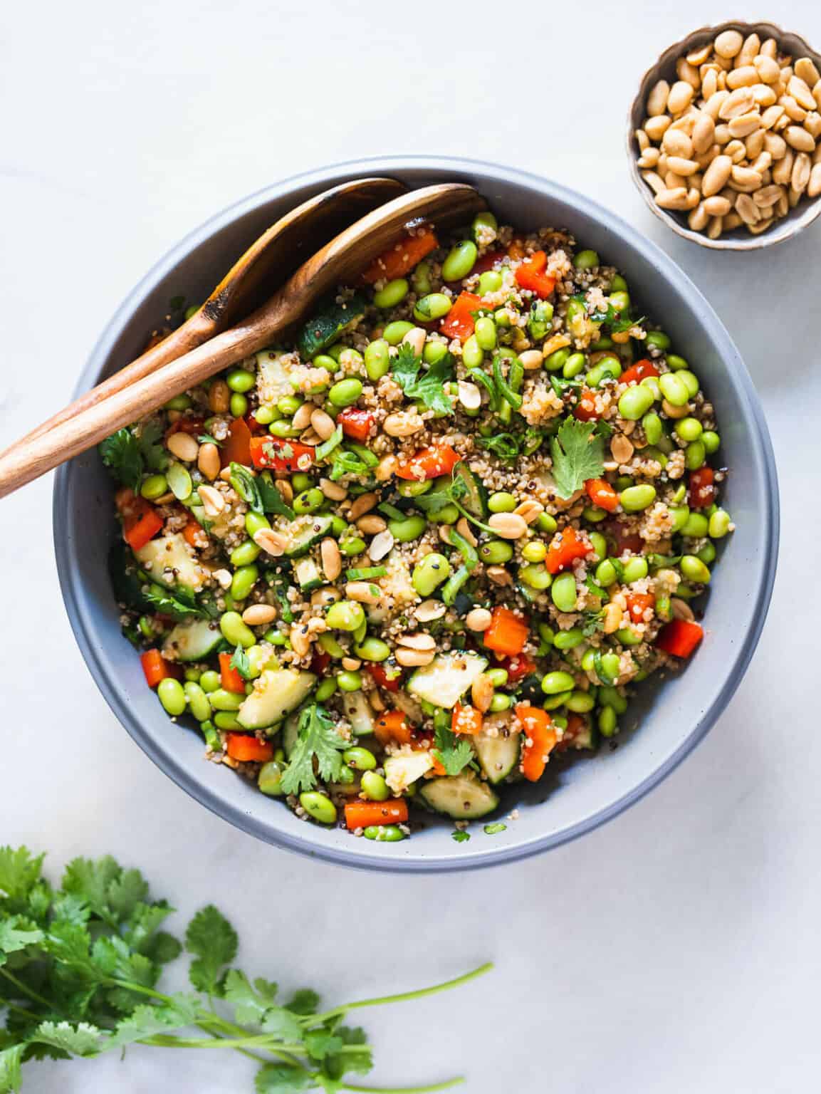 Easy Quinoa Edamame Salad