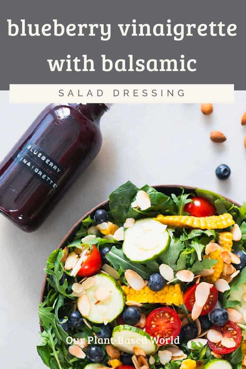 Easy Balsamic Blueberry Vinaigrette (Salad Dressing)