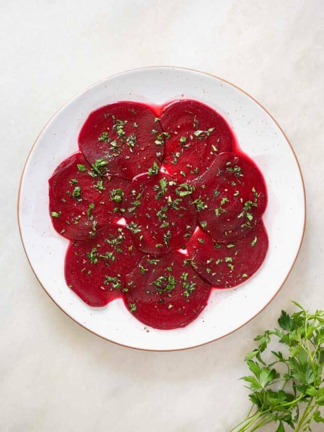 Beet Carpaccio Salad