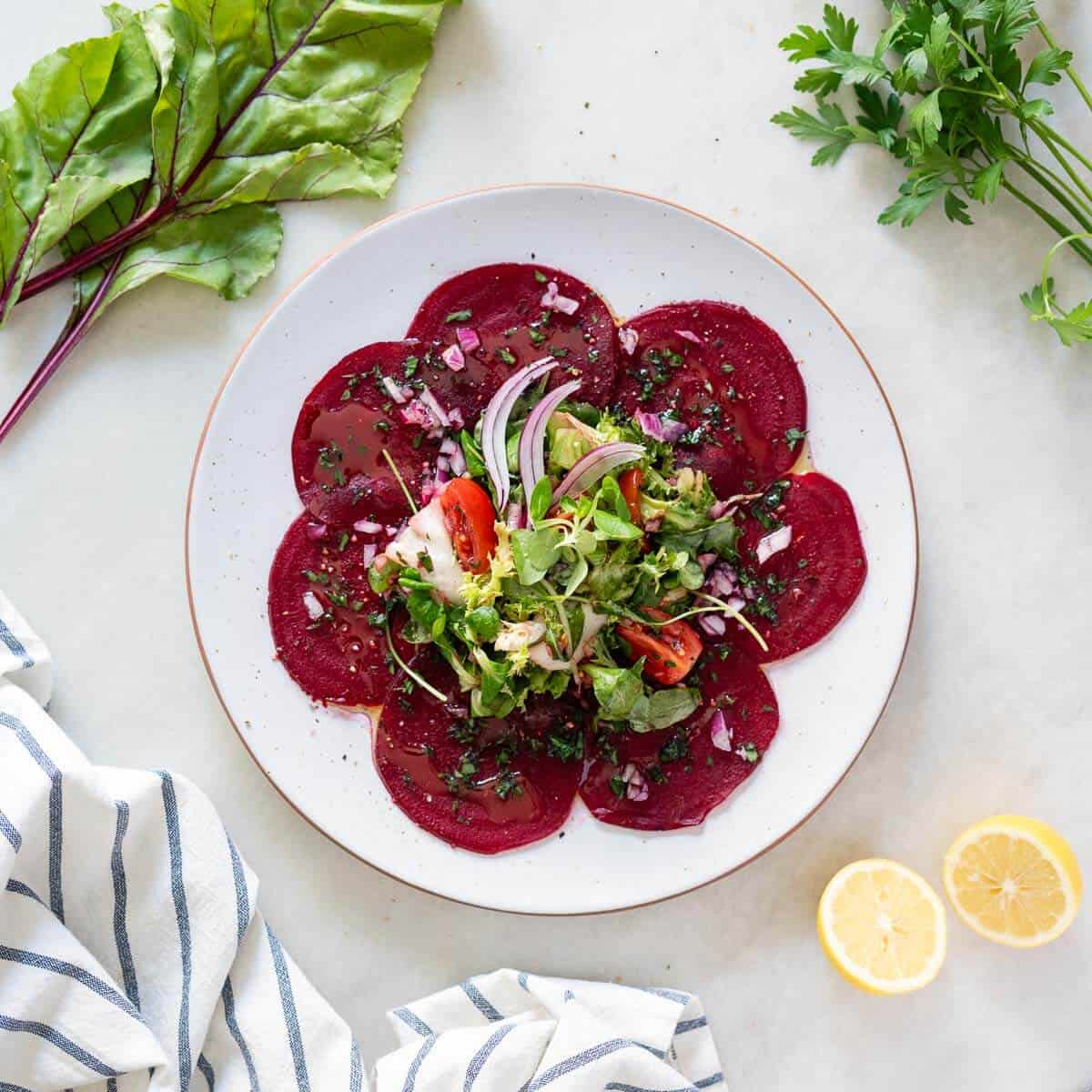 Beet Carpaccio Salad