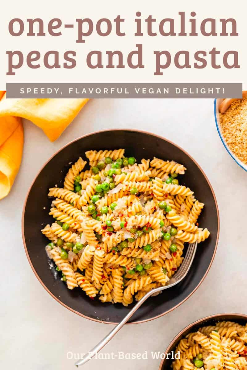 Italian Peas and Pasta