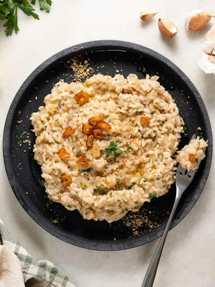 Saffron Risotto | Our Plant Based World