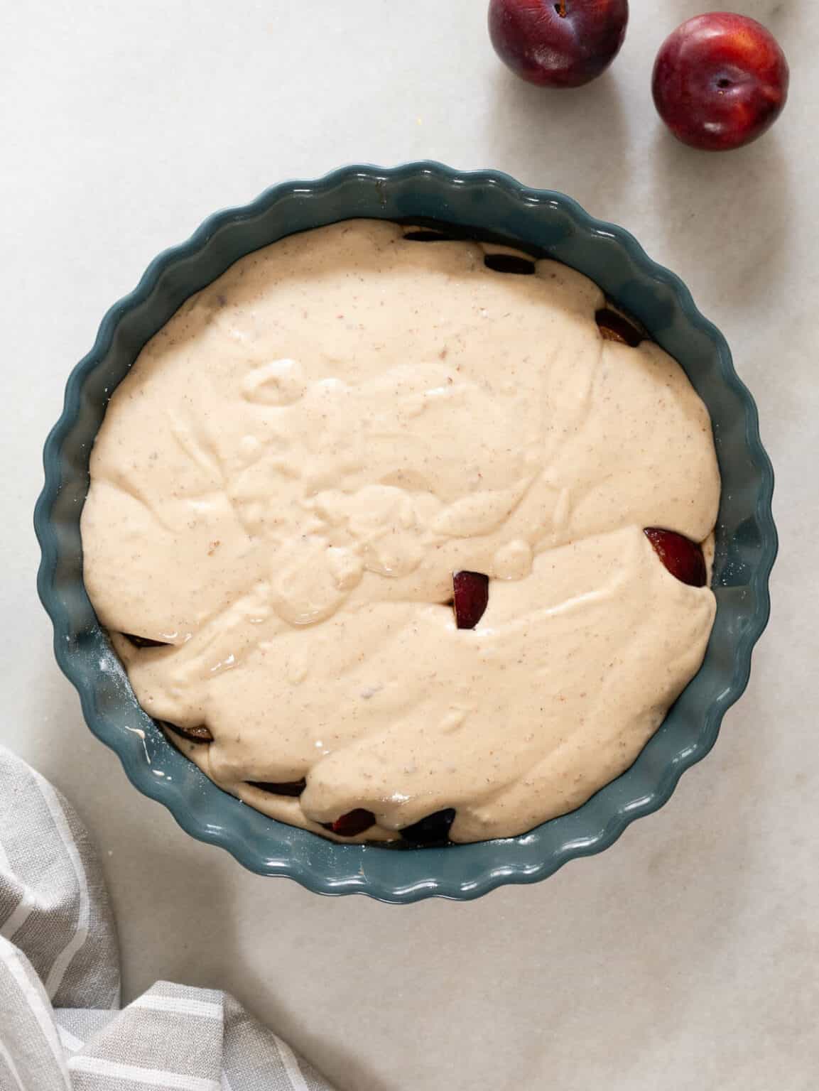 Best Italian Plum Cake Recipe (Moist & Fluffy) | Our Plant-Based World