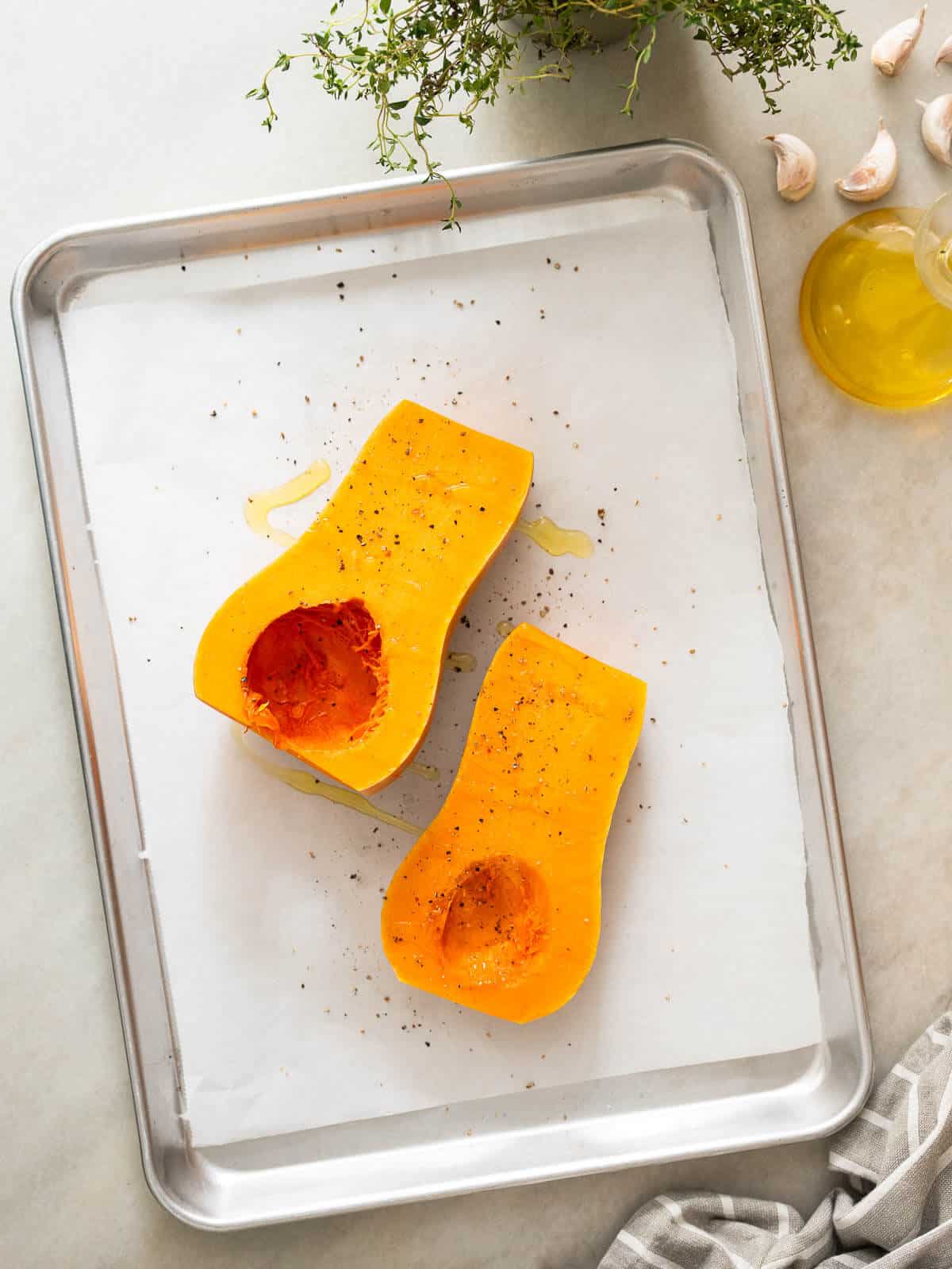 Whole Roasted Butternut Squash | Our Plant-Based World