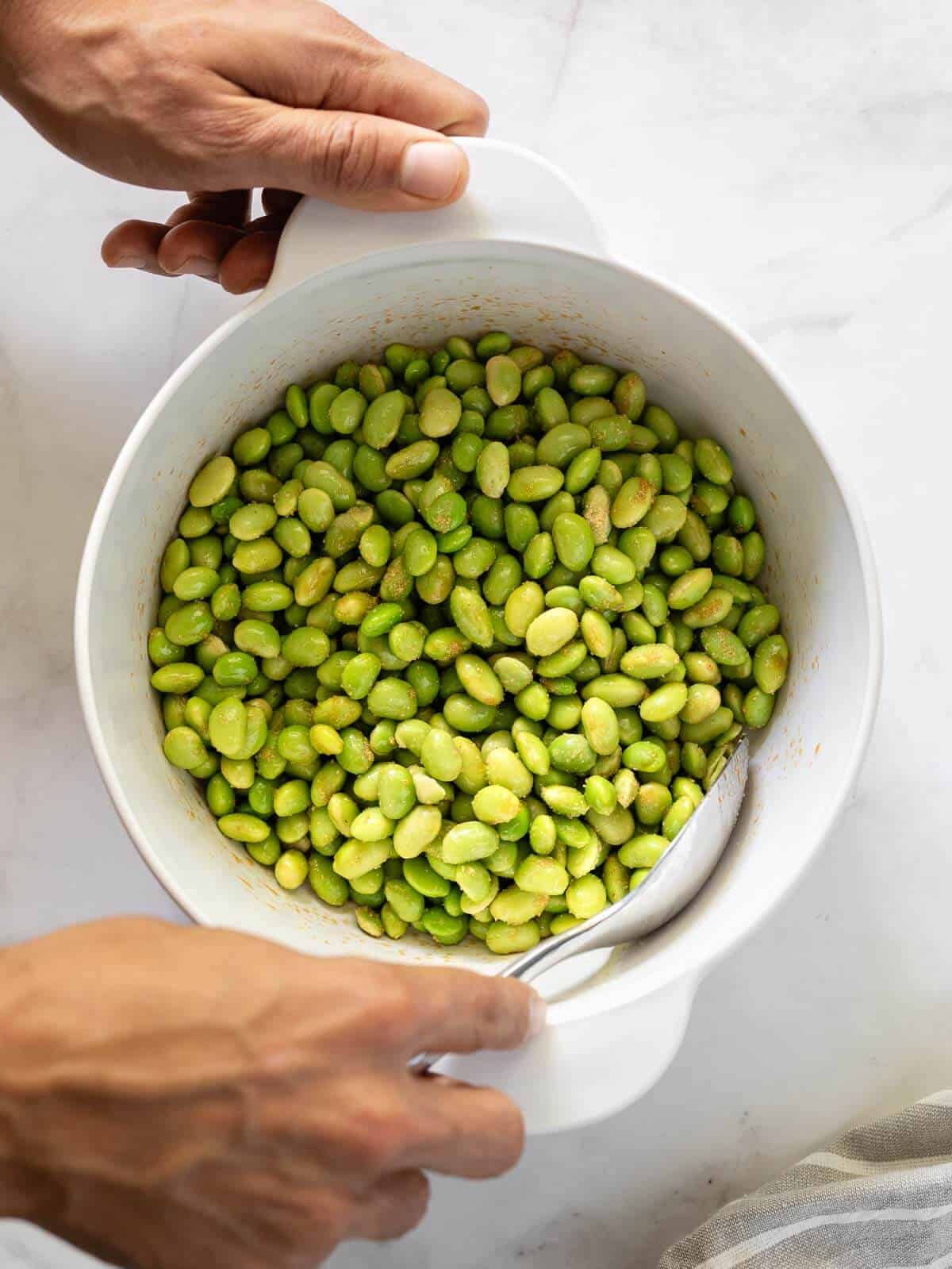 Roasted Edamame | Our Plant-Based World