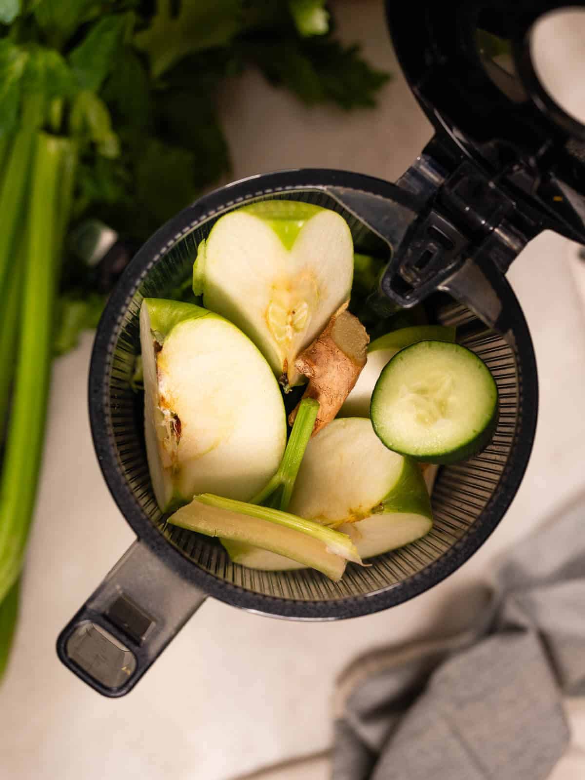 Apple Cucumber Celery Juice | Our Plant-Based World