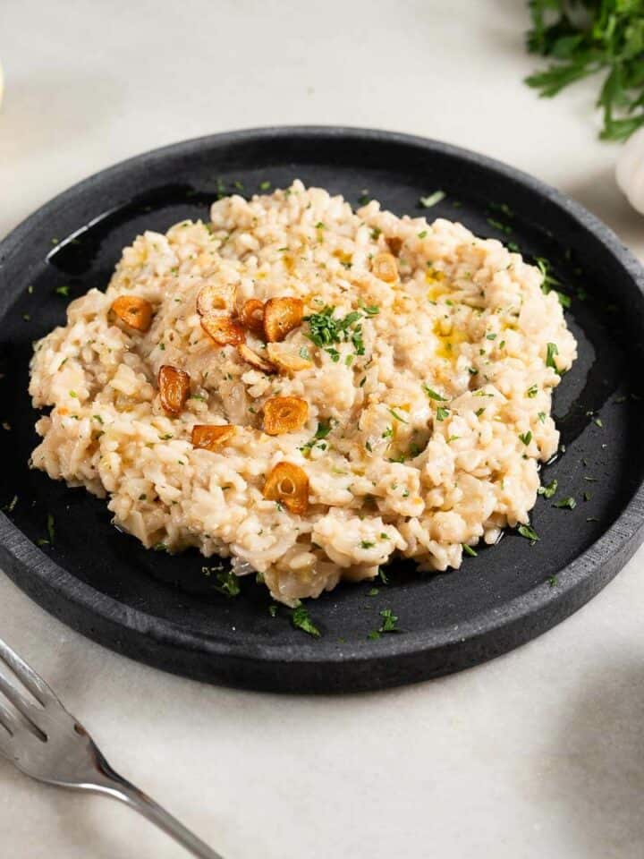 Saffron Risotto | Our Plant Based World