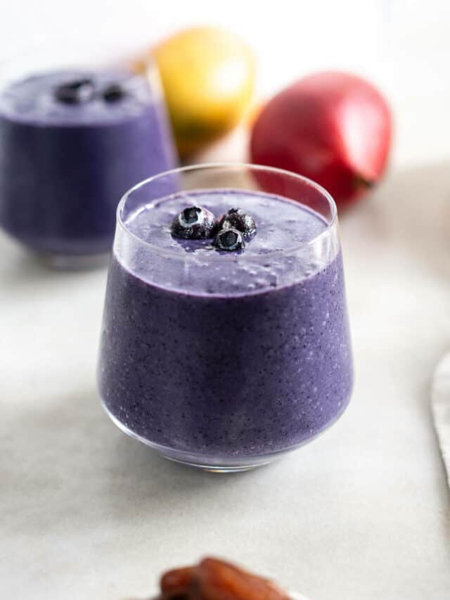 Blueberry Mango Smoothie (Protein-packed)