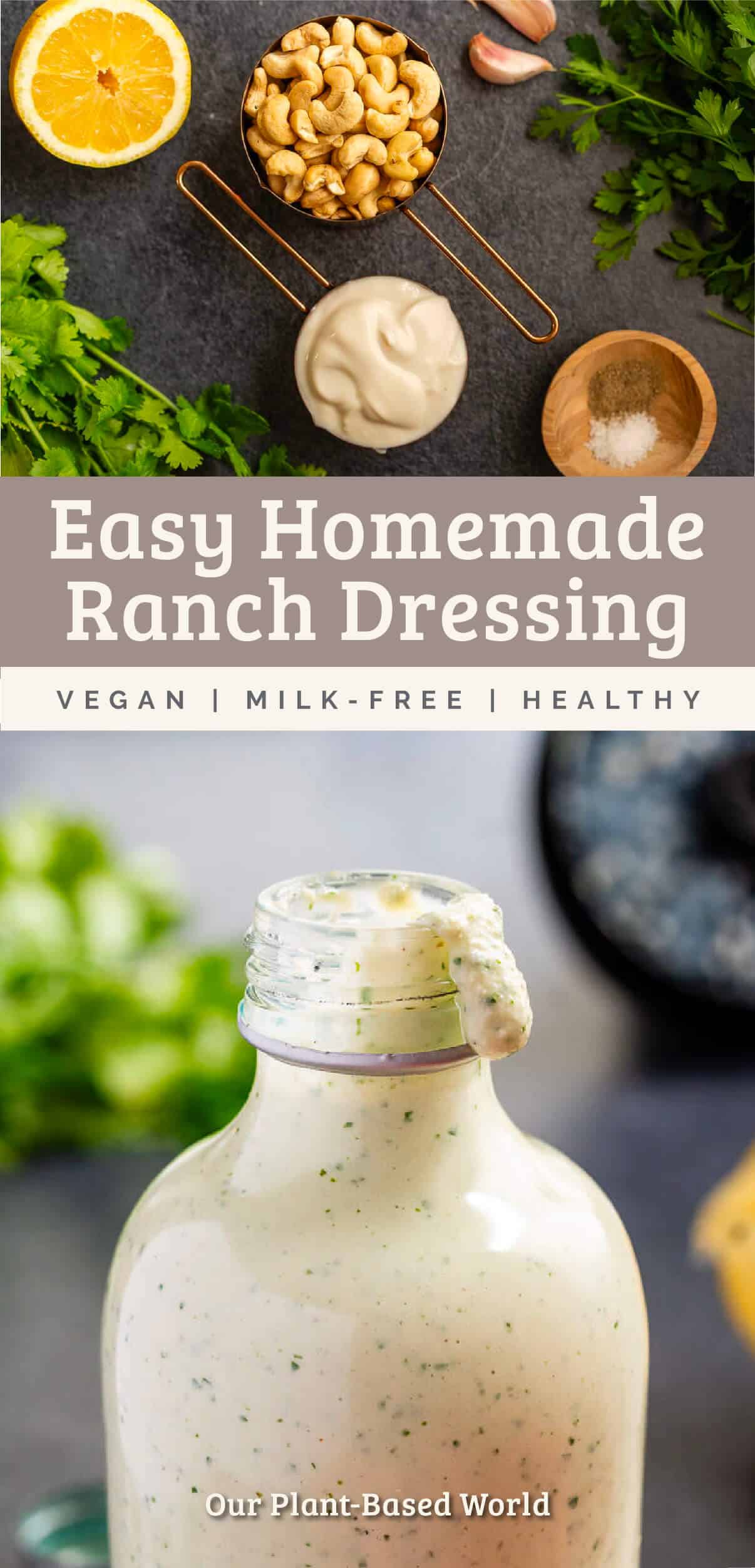 Homemade Dairy-Free Ranch Dressing